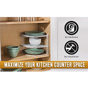 YBM HOME Metal Wire Chrome Plated Kitchen In-Drawer Serving Utensils, Flatware, Cutlery Desk and Office Supplies (1, Medium)