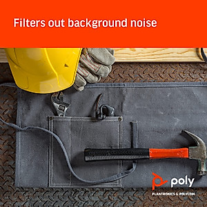 Plantronics - Voyager 5200 (Poly) - Bluetooth Over The Ear (Monaural) Headset - Compatible to Connect to Cell Phones - Noise Canceling, (Charger Case not Included)