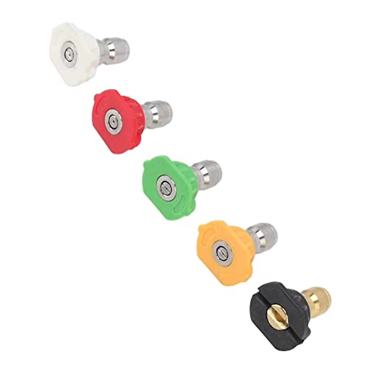 Pressure Washer Nozzle Tips, Quick Connecting Wide Area Widely Used Rinse Nozzle Kit for Garden(045)