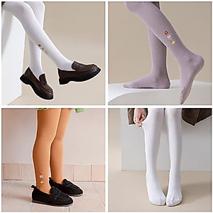 Baby Girls Cotton Tights Cable Knit Leggings Stockings Pants Soft Warm Pantyhose for Toddler Kid 1-6T