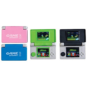 Raymond Geddes Game Erasers For Kids (Pack of 24)