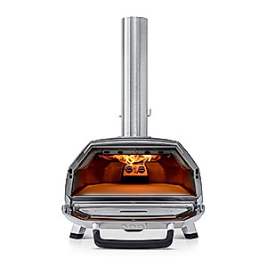 Ooni Karu 16 Multi-Fuel Outdoor Pizza Oven + Ooni 14" Pizza Peel + Ooni Karu 16 Cover + Propane Gas Burner Bundle - Ideal for Any Outdoor Kitchen