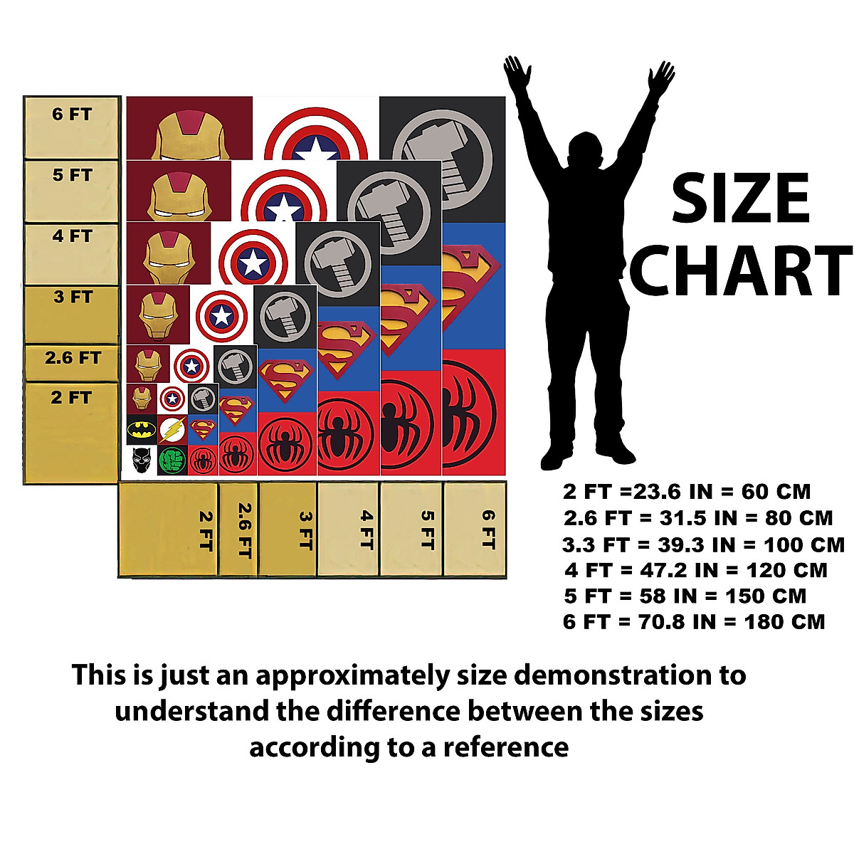 Rugendary Super Hero Rug Fantastic Area Rug Kids Room Nursery Rug 3D Digital Print Graphic Carpet Living Room, Bedroom, Playroom (Ultra Soft Quality, 2x2 ft.)