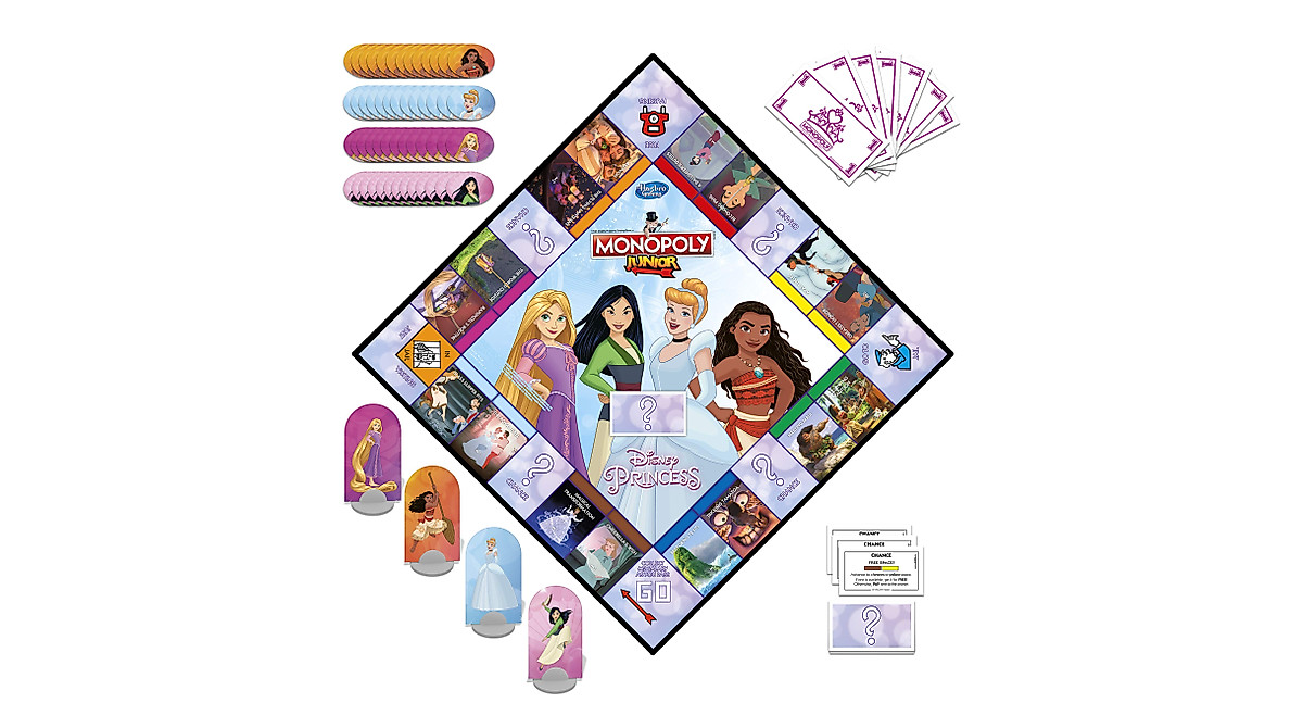 Monopoly Disney Princess Junior Board Game for Kids