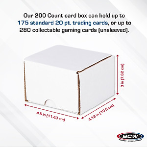 BCW 1-BX-200 200 Count Storage Box