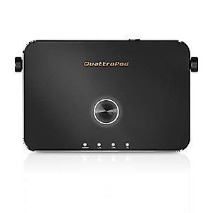 QuattroPod | 5G WiFi Wireless Presentation Facility HDMI Transmitter & Receiver for Streaming 4K from Laptop, PC, Smartphone to HDTV/Projector (2T1R) [2022 OTA Update]