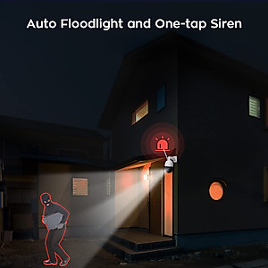 xmartO [Auto Track & 240x Zoom] Unicorn PRO 2K HD Wireless Security Camera Outdoor Pan/Tilt/Zoom (Auto Zoom, Enhanced 2-Way Audio,Smart 720lm Flood Lights & 260ft IR Night Vision, 2.4G WiFi