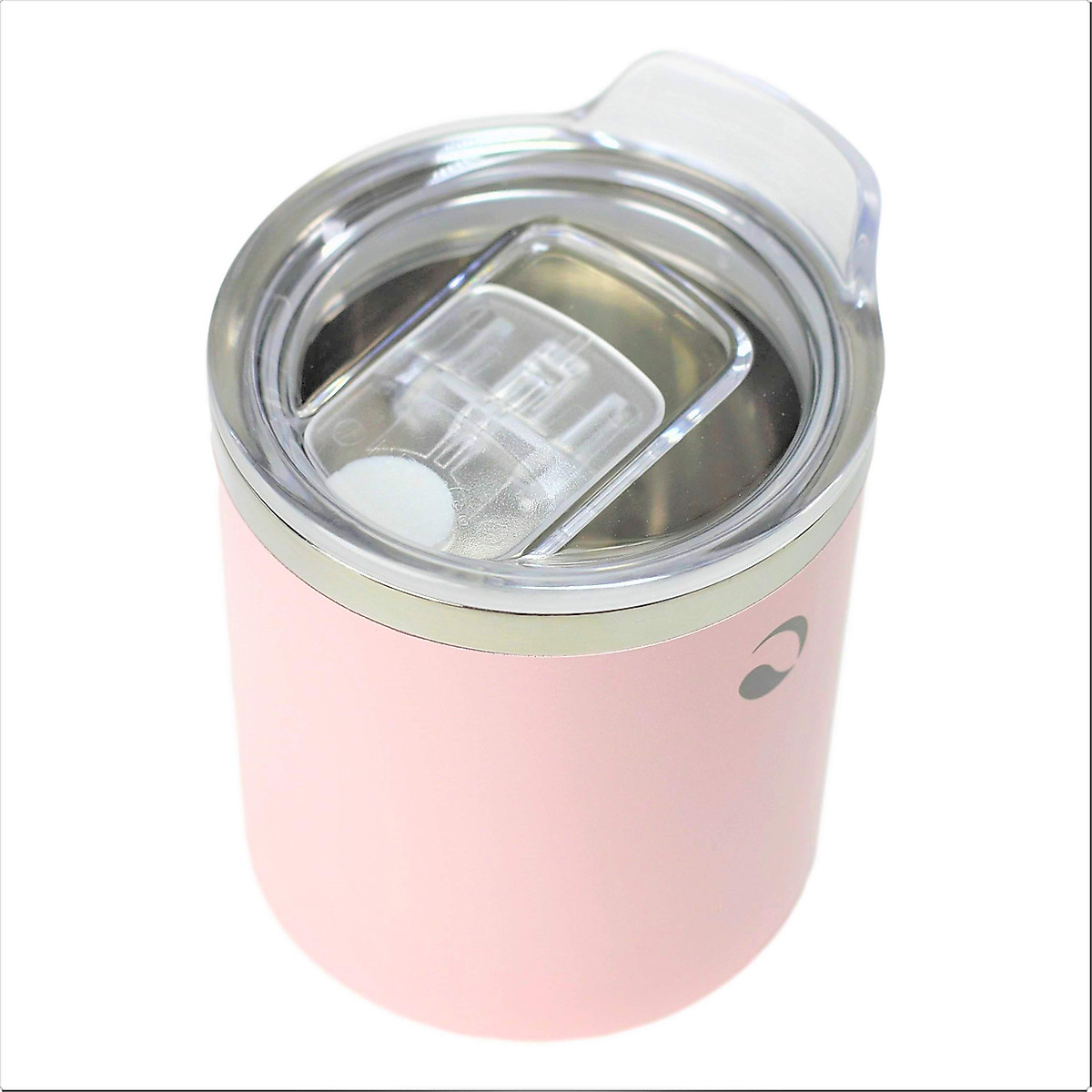 Drinco- 10oz Stainless Steel Tumbler, Vacuum Insulated Tumbler Whiskey Glass, Rocks Glass, GULT (10oz Whiskey Tumbler, Pale Pink)