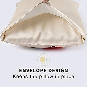 ZIMASILK Baby Toddler 100% Mulberry Silk Pillowcase for Hair and Skin Health, Both Sides Premium Grade 6A Silk, Natural Hypoallergenic Cooling Silk Pillow Case (1pc - Toddler, Snow)