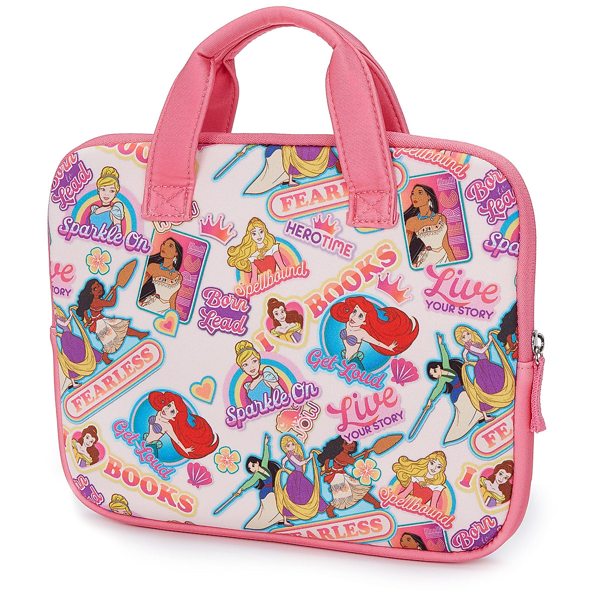 Disney Princesses Zipper Sleeve for all versions of Fire Kids and Kids Pro 7" or 8" Tablets