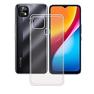 LMLQSZ Transparent Cover for Infinix Smart 5 Pro, Flexible Silicone Slim fit Soft TPU Shell Cute Back Case Bumper Rubber Protective Case for Infinix Smart 5 Pro (6,52")