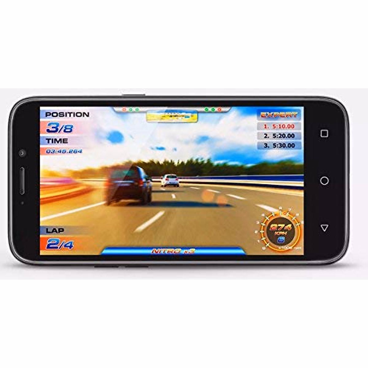 ZTE Maven 3 Z835 | (8GB, 1GB RAM) | 5.0" Full HD Display | 5MP Rear Camera | 2070 mAh Battery | 4G LTE | GSM Unlocked | Android 7.1 Nougat Smartphone (Black)