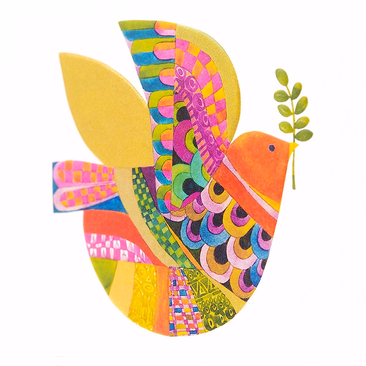 Hallmark UNICEF Boxed Christmas Cards, Peace On Earth Dove (12 Cards and 13 Envelopes) (1XPX2022)