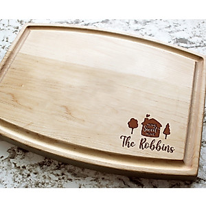Personalized Cutting Boards for Couples Custom Mr Mrs Cutting Boards Paddle Cutting Board Wood Engraved