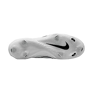 Nike Alpha Huarache NXT DJ6517-100 White-Black-Wolf Grey Men's Metal Baseball Cleats 9 US