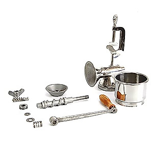 Manual Grain Mill Stainless Steel Grinder Grains, Professional Hand Operated Grain Grinder Maker, Coffee Grinder Hand Crank, Manual Coarse Grinding Tools For Rice, Spices, Pepper And Corn Beans