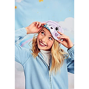 iscream Care Bears Satin-Lined Embroidered Fleece Sleep Mask - Share Bear