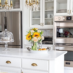 HO2NLE 4PCS Artificial Flowers Branches Faux Silk Cherry Blossoms Stem Fake Floral for Home Garden Restrant Hotel Parties Wedding Table Centenpieces Arrangements Decor Spray in Pink