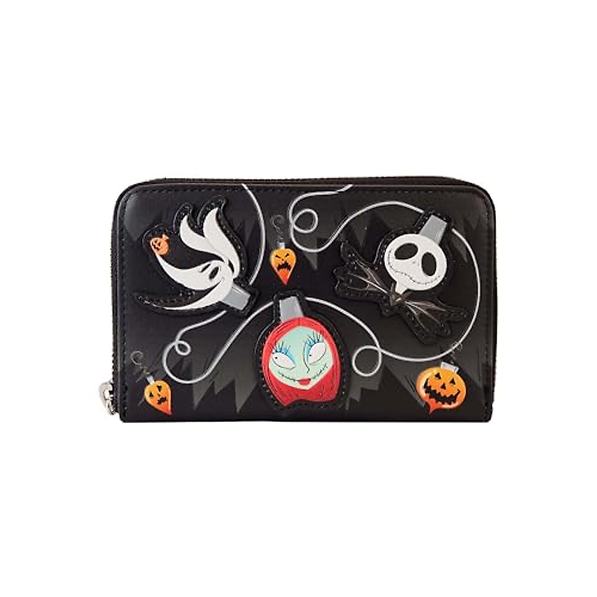 Loungefly Nightmare Before Christmas Tree String Lights Glow Zip Around Wallet
