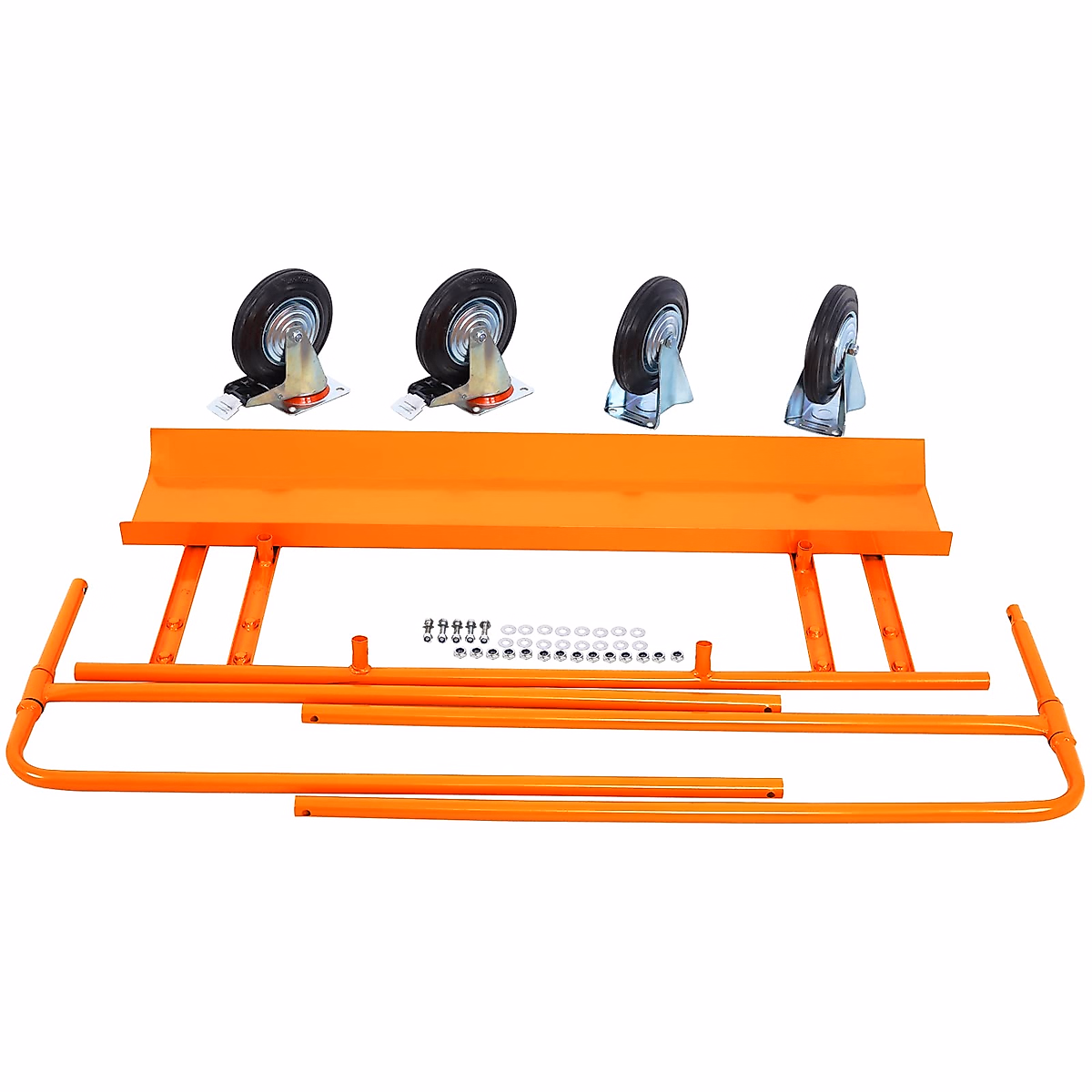 HomVent Heavy Duty Drywall Sheet Cart, 1800lbs Load Capacity Drywall Cart Dolly Drywall Sheet Cart & Panel Dolly Handling Sheetrock Sheet Panel Service Cart with Wheels (1800LBS)