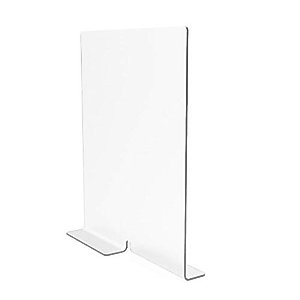 FixtureDisplays® 4PK Plexiglass Acrylic Closet Shelf Dividers for Clothes, Handbags, Purses, Books, Sweaters, Kitchen Pantry Shelve Organizers Adjustable Shelf Organizers & Storage 10082-2D