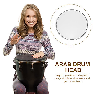 Drum Skin Drum Player 10-inch Drum Head PET Film Drum Skin Replacement