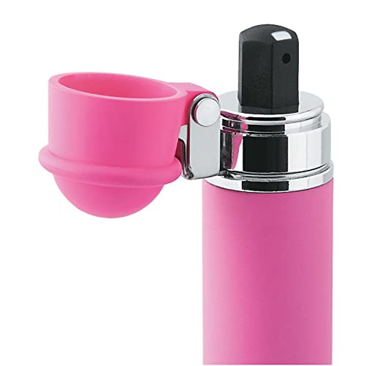 Mace Brand Mini Keychain Pepper Spray (Pink Hard Case) – Accurate 5’ Powerful Pepper Spray, Flip Top Safety Cap – Great for Self-Defense, Refillable with a Mace Refill Unit,Hot Pink