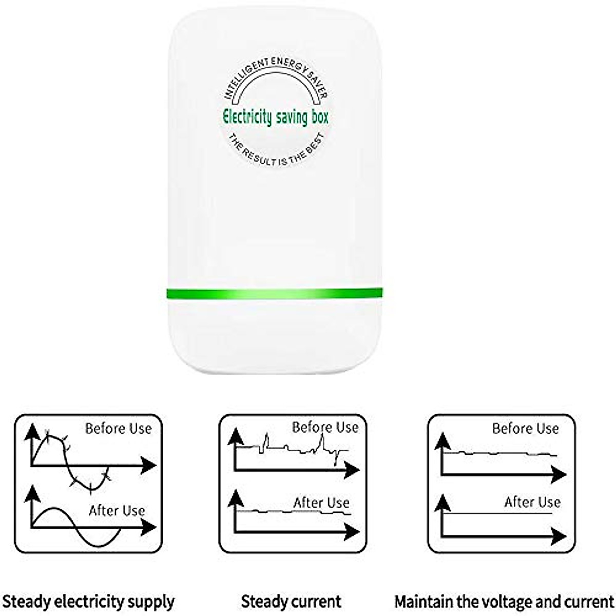 Fantasyon,2 Pack Power Saver, Energy Saver, Household Power Saver, Power Saving and High Efficiency US Plug 90V-250V 30KW