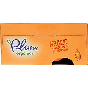 Plum Organics, Friut & Veggie Mashups, 3.17 Oz, 4 Ct