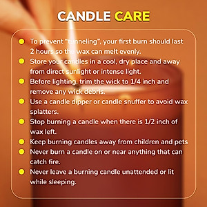 Goodpick Cinnamon Scented Candles 22 oz, Classic Luxury Candles for Home, 2-Wick Soy Candle, Large Jar Candles Gifts for Women, Birthday, Christmas, Bath, 120 Hours Burn Time