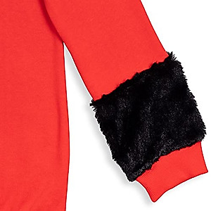 Miraculous Ladybug Little Girls Fleece Pullover Sweatshirt & Leggings Set Red/Black 7-8