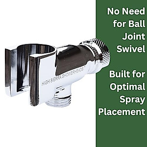 High Sierra's All Metal Universal Handheld Shower Holder. Available in: Chrome, Brushed Nickel, OIL RUBBED BRONZE, or Polished Brass