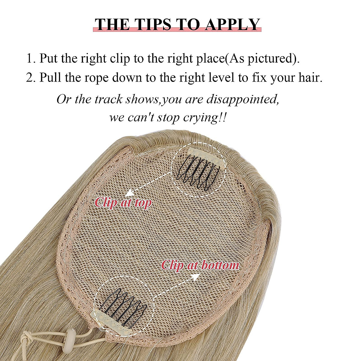 YIBANG 30inch Long Straight Drawstring Ponytail Synthetic High Puff Ponytail Hair Pieces With Comb Clip in Straight Ombre Blond Ponytail Clip in Hair Extensions Smooth &Soft(MT27/613)…