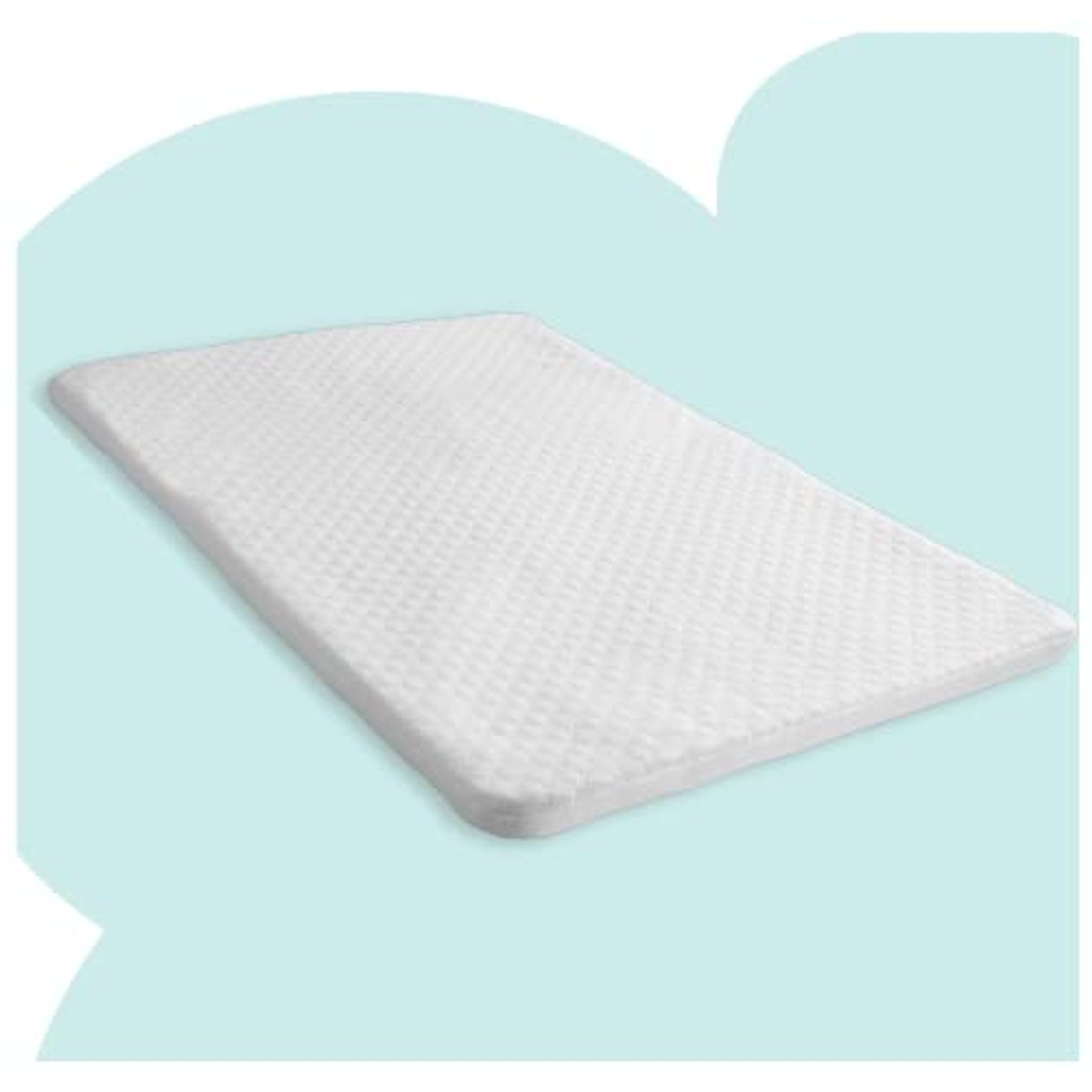 hiccapop Pack and Play Mattress Pad for (38"x26") Portable Crib Playpen | Playard Mattress for Pack and Play | Pack N Play Mattress Topper with Soft Washable Cover