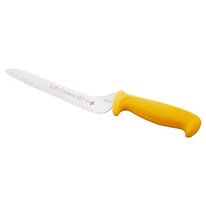 Mundial Y5620-9E 9-Inch Offset Serrated Edge Sandwich Knife, Yellow