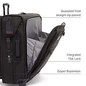 TUMI - Alpha Extended Trip 4-Wheeled Garment Bag with TSA Lock - Stores Suits, Coats, Dresses, and Shoes - Black
