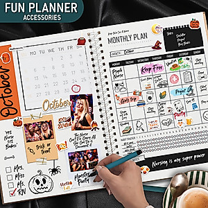 SpiceThingsUp Adult Holiday Seasonal Stickers – Over 200 pcs Planner Stickers for Whole Year – Fun and Motivational Calendar Stickers for Adults Planner, Journal Stickers, Scrapbooking Stickers