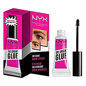 NYX PROFESSIONAL MAKEUP The Brow Glue, Extreme Hold Eyebrow Gel - Clear