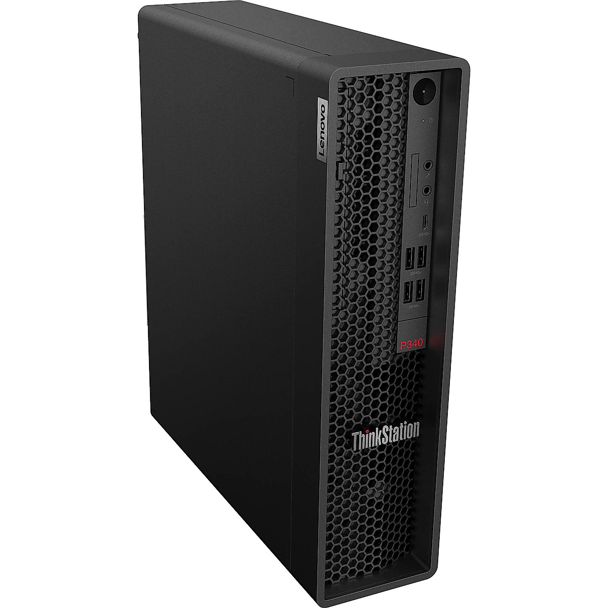 Lenovo ThinkStation P340 SFF Business Mini Desktop (Intel i5-10500 6-Core 3.10GHz, 16GB RAM, 512GB SATA SSD, Intel UHD 630, RJ-45, USB 3.2, 2 DP, SD Card, Win11P) with Dockztorm Hub