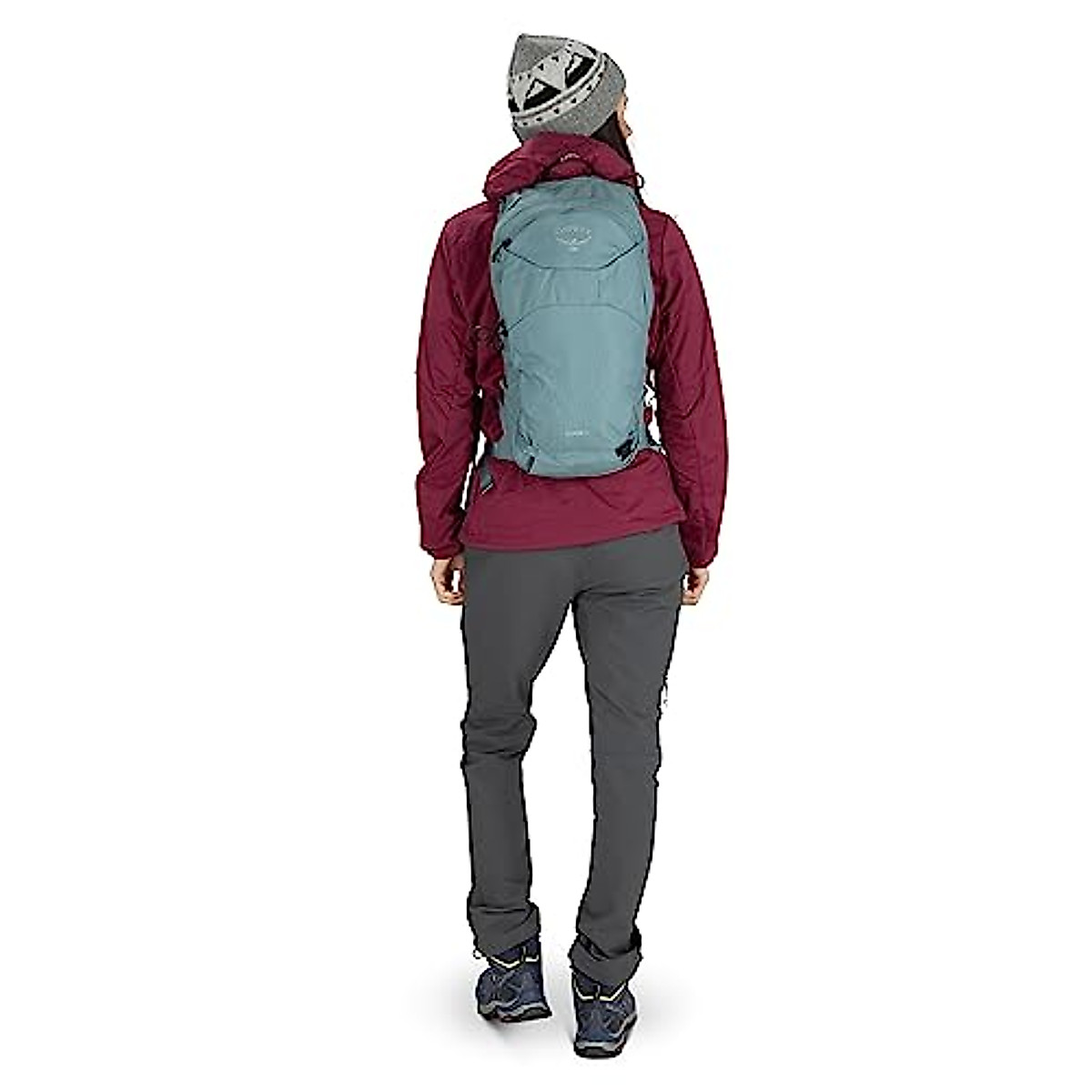 Osprey Glade 12L Ski and Snowboard Backpack with Hydraulics Water Reservoir, Celestine Blue