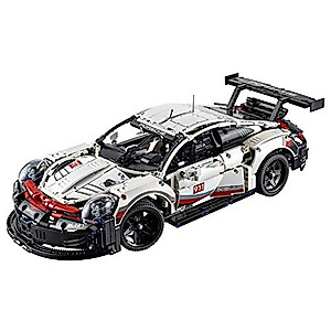 LEGO Technic Porsche 911 RSR Race Car Model Building Kit 42096, Advanced Replica, Exclusive Collectible Set, Gift for Kids, Boys & Girls
