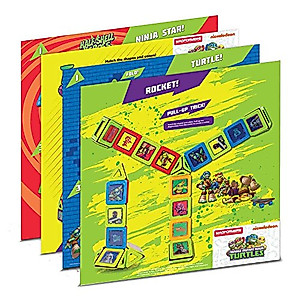 MAGFORMERS Teenage Mutant Ninja Turtles 60 Pieces Set, Green and Purple, Educational Magnetic Geometric Shapes Tiles Building STEM Toy Set Ages 3+