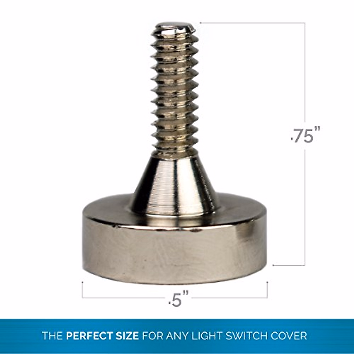 Savvy Home Magnetic Key Rack (2 Pack) | Key Holder for Light Switch | Smart Modern Design for Keychain Rings, Car Keys, Key FOBs | Easy Installation