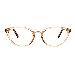 Kate Spade New York Womens Emilia Blue Light Glasses Reading Glasses, Crystal Beige/Demo Lens, 52mm 20mm US