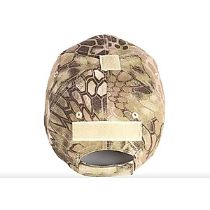 3 Patch Casual Baseball Cap (Black)