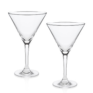 HISTORY COMPANY London Bar World’s Best Martini Glass 2-Piece Set (Gift Box Collection)