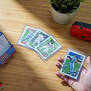 Top Loaders for Cards -35 Top Loaders and 35 Penny Sleeves - Baseball Card Sleeves - Standard Size 3'' x 4'' Toploader 35pt