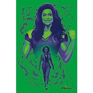 Trends International Marvel She-Hulk: Attorney At Law - Pose Wall Poster, 34L x 22.4W, Premium Unframed Version