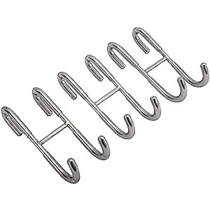 HYDDNice 3PCS Shower Door Hooks 304 Stainless Steel Over Door Hooks Bathroom Class Door Hooks Bath Towel Hooks