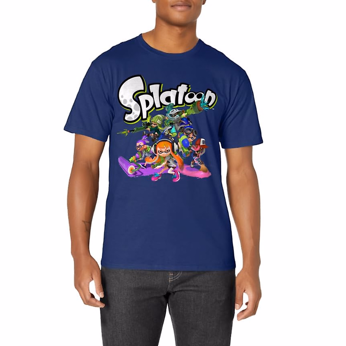 Splatoon Logo Teams Group Shot T-Shirt